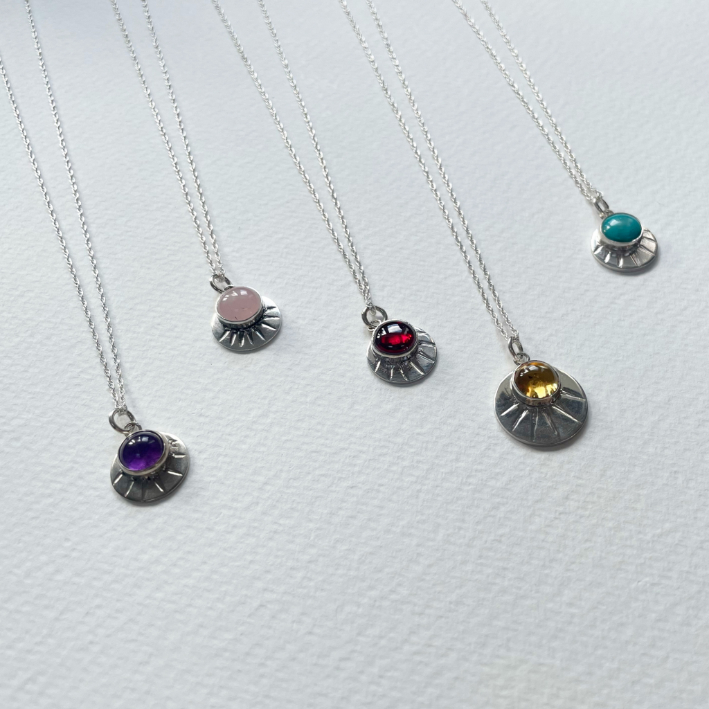 Turquoise Sunbeam Pendant - Be Charlo